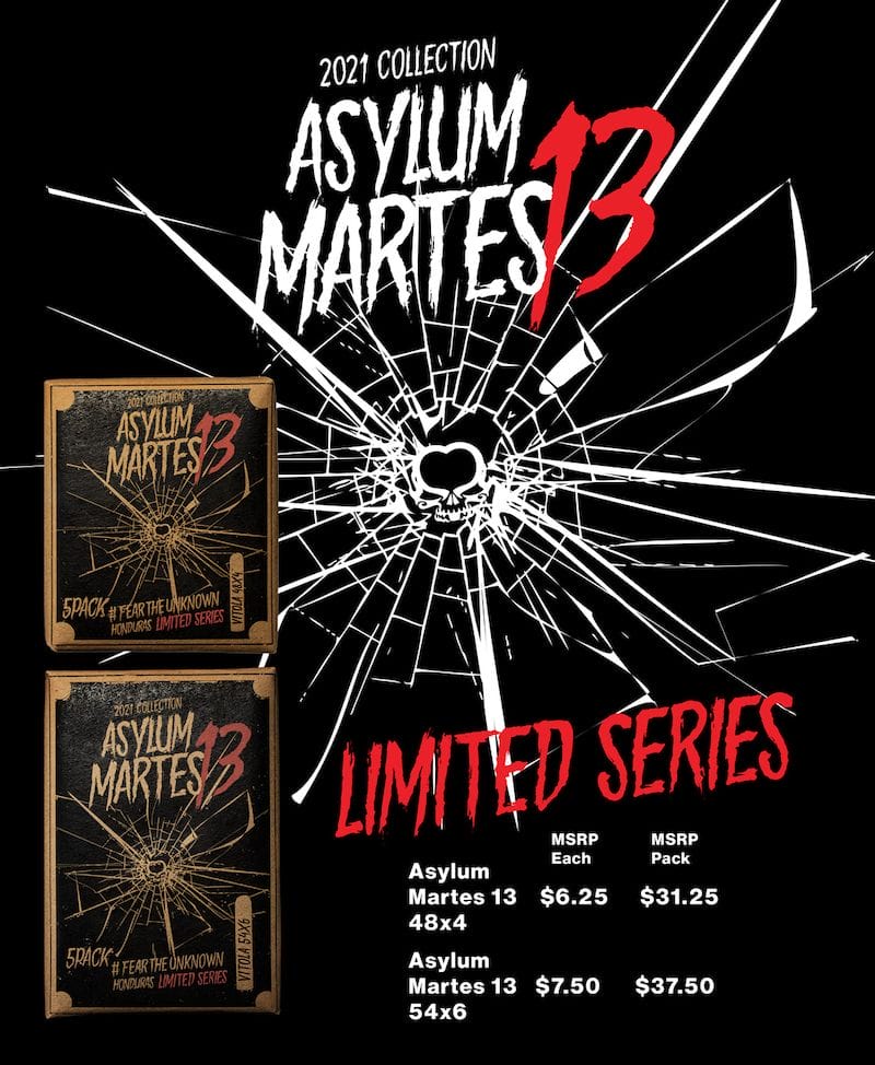 Asylum Releases Martes 13 | Cigar Inspector